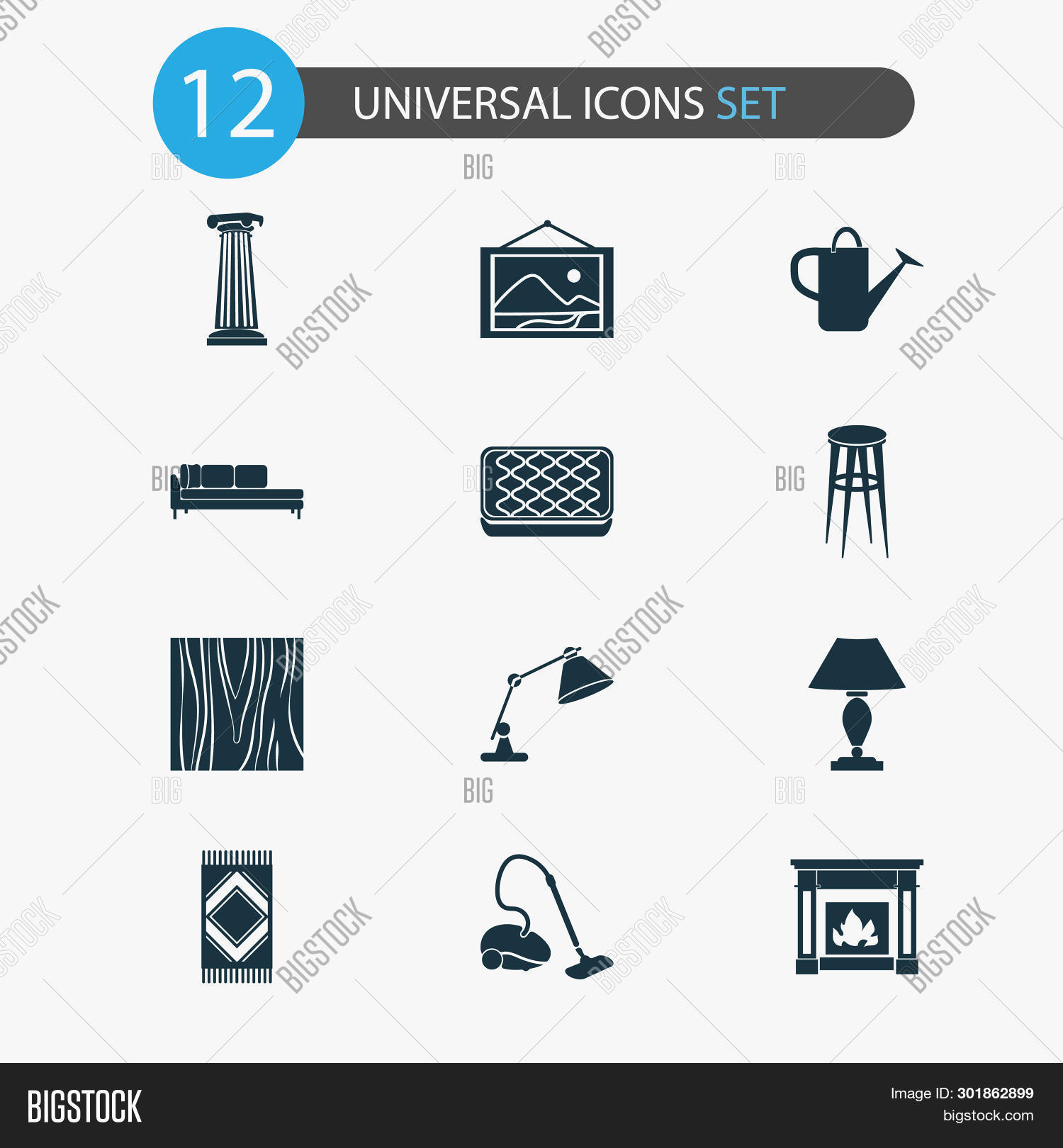 Home Decoration Icons Image & Photo (Free Trial) | Bigstock