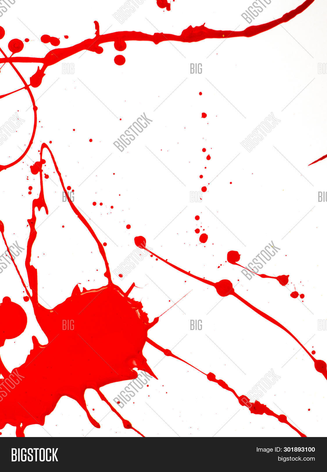 Red Paint Drips Splash Image & Photo (Free Trial) | Bigstock