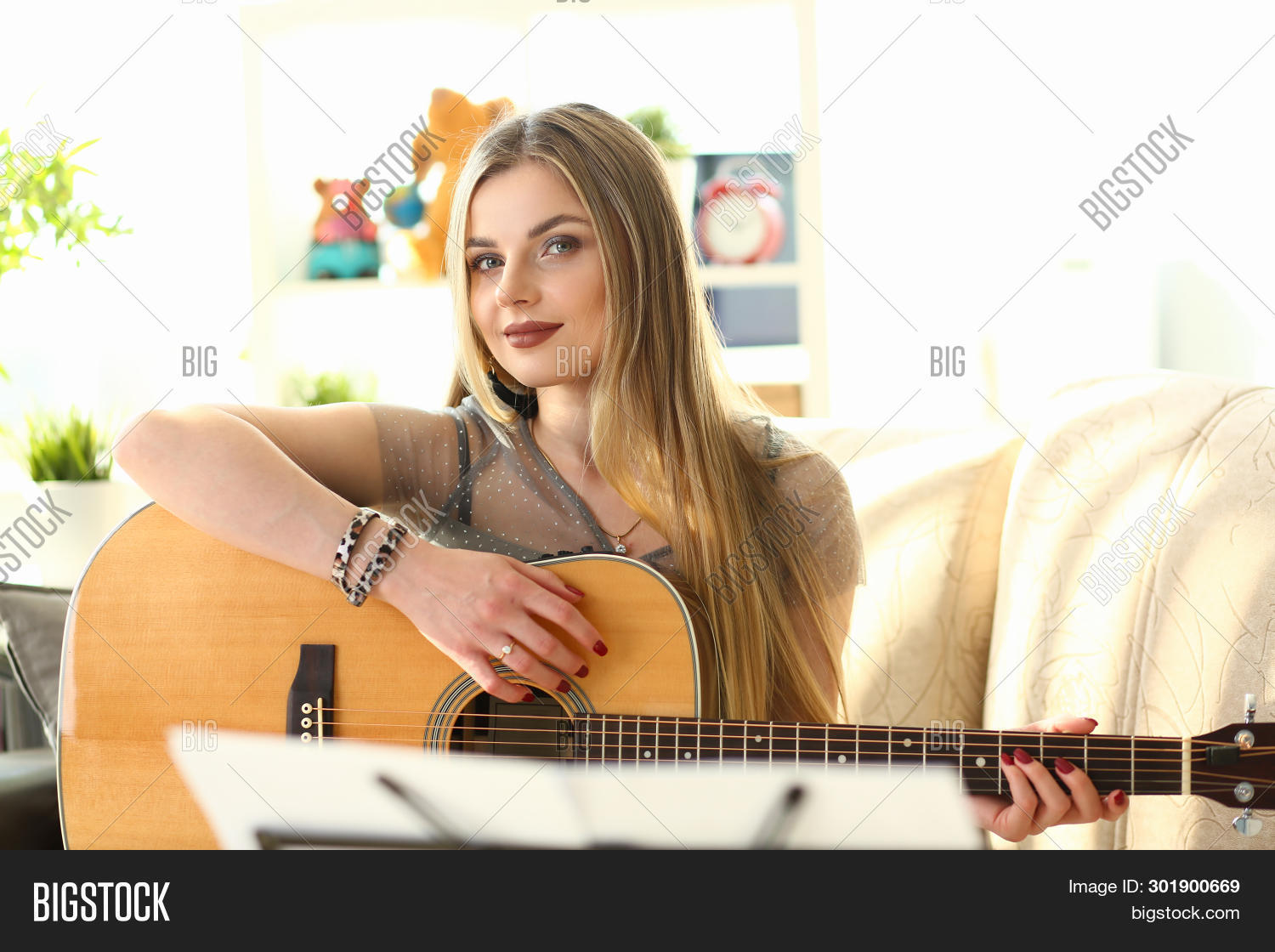 Cute Woman Composer Image & Photo (Free Trial) | Bigstock