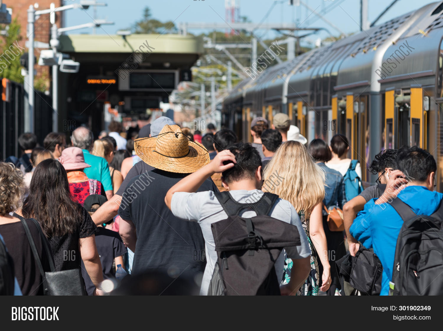 Train Station Crowd Image & Photo (Free Trial) | Bigstock