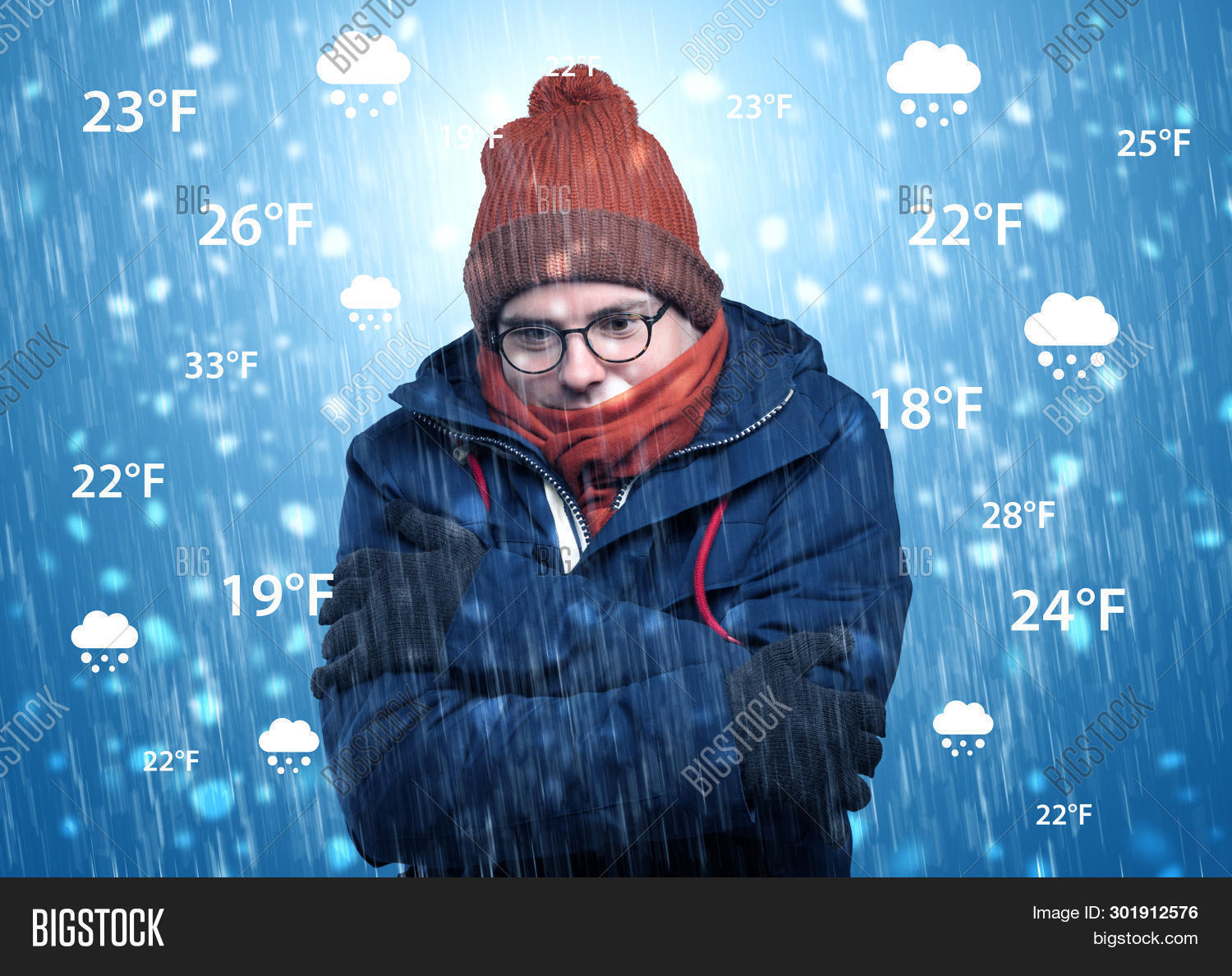 Young Man Freezing Image & Photo (Free Trial) | Bigstock