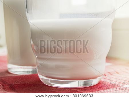 Two Glasses Milk On Image & Photo (Free Trial) | Bigstock