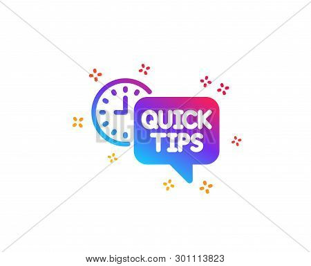 Quick Tips Icon. Vector & Photo (Free Trial) | Bigstock