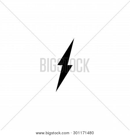 Simple Black Thunder Vector & Photo (Free Trial) | Bigstock