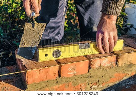 Bricklayer Checks Image & Photo (Free Trial) | Bigstock