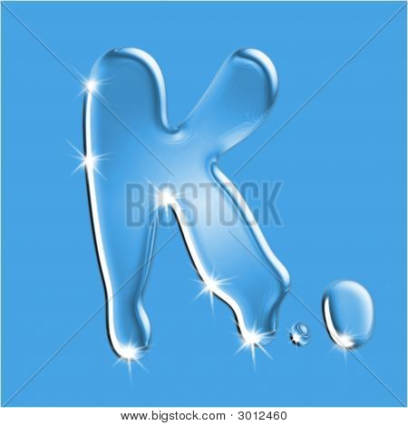 Water Letter K Image & Photo (Free Trial) | Bigstock