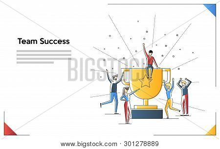Team Success. Vector & Photo (Free Trial) | Bigstock