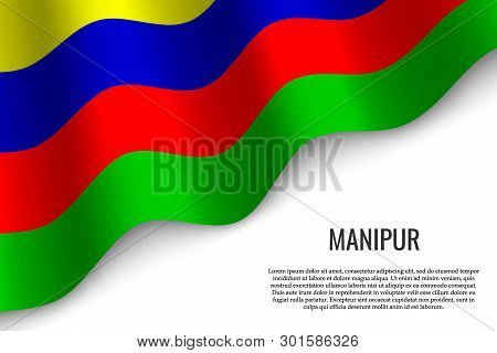 Waving Flag Manipur Vector & Photo (Free Trial) | Bigstock