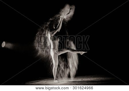 Girl Flour On Body Image & Photo (Free Trial) | Bigstock