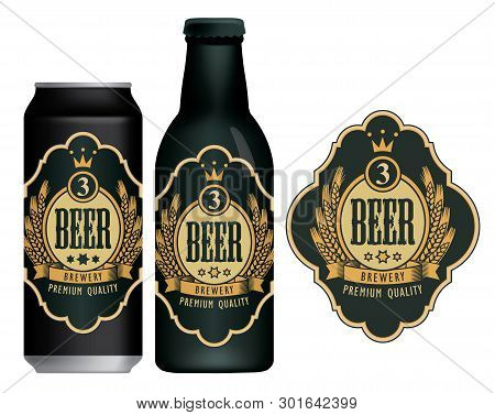 Vector Beer Label Vector & Photo (Free Trial) | Bigstock