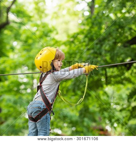 High Ropes Walk. Child Image & Photo (Free Trial) | Bigstock