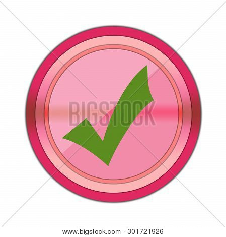 Check Mark Icon Red Image & Photo (Free Trial) | Bigstock