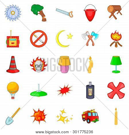 Fire Safety Icons Set Image & Photo (Free Trial) | Bigstock
