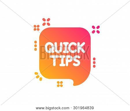Quick Tips Icon. Vector & Photo (Free Trial) | Bigstock