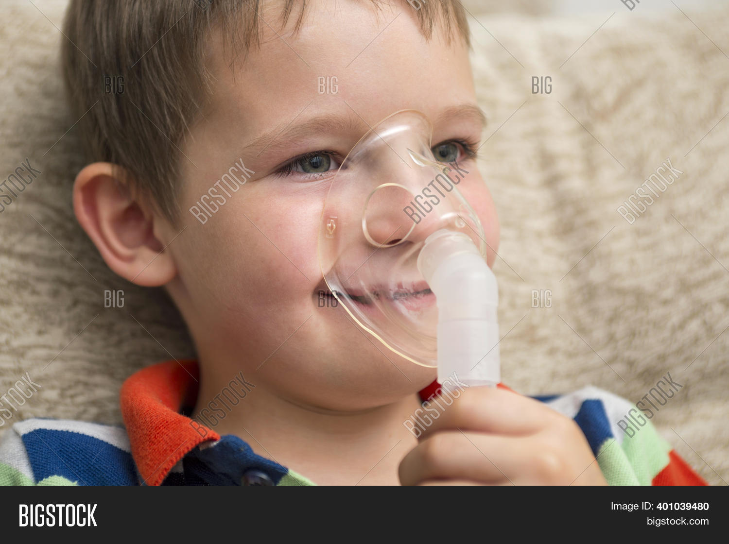 Diseased Child Inhaler Image & Photo (Free Trial) | Bigstock