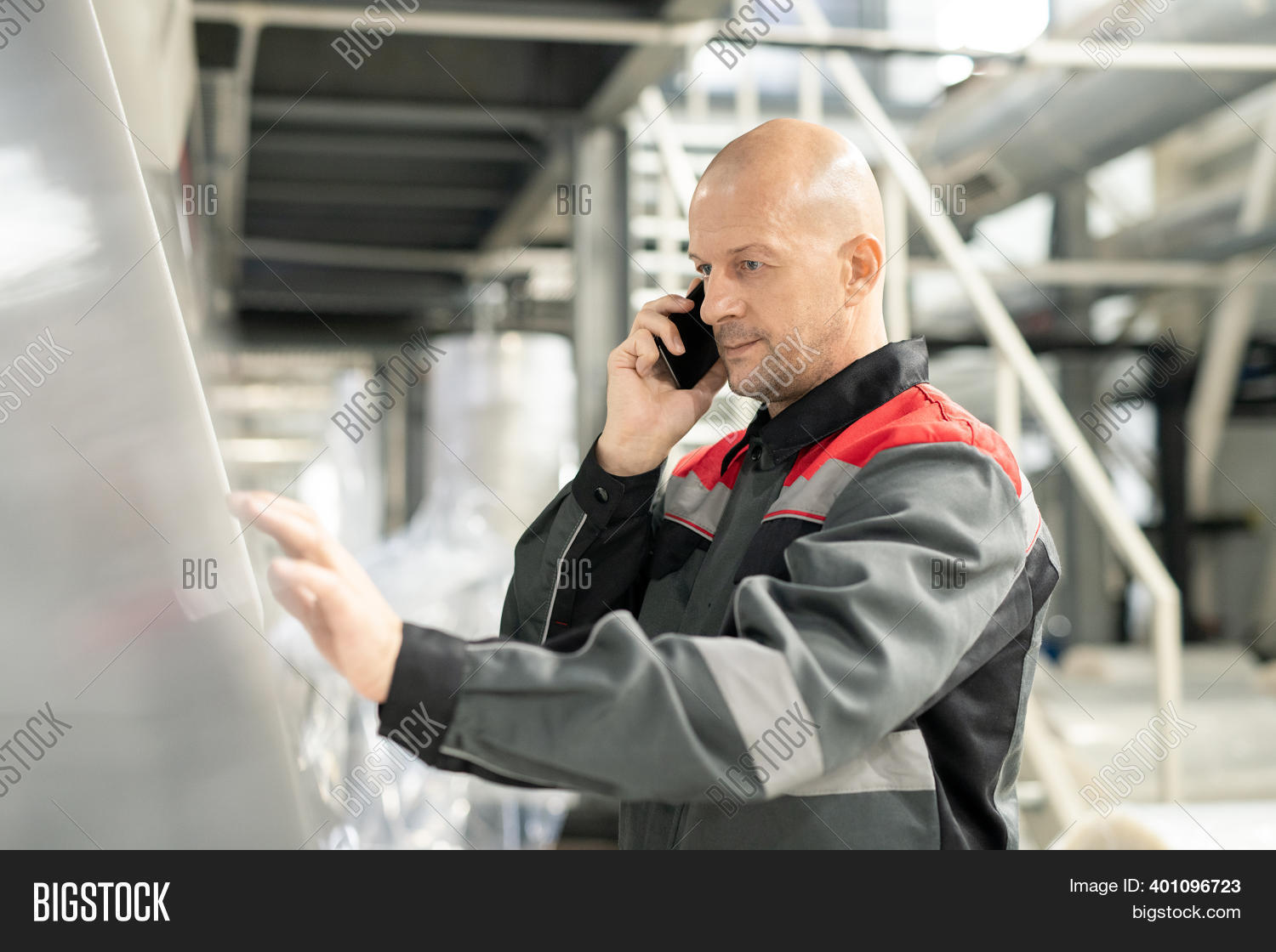 Bald Mature Worker Image & Photo (Free Trial) | Bigstock