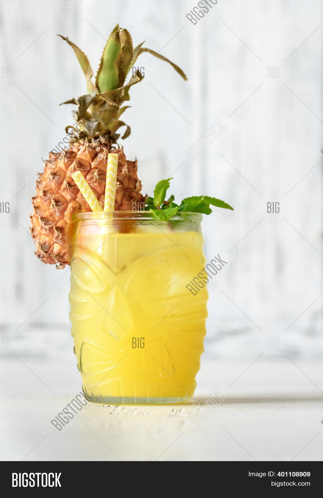 Pineapple Cocktail Image & Photo (Free Trial) | Bigstock