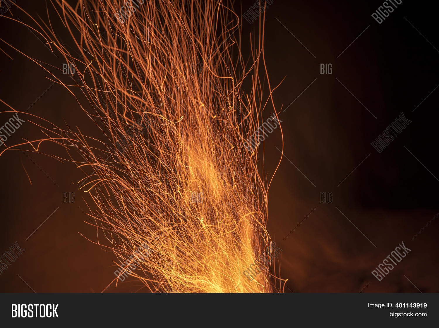 Sparks Fire Against Image & Photo (Free Trial) | Bigstock