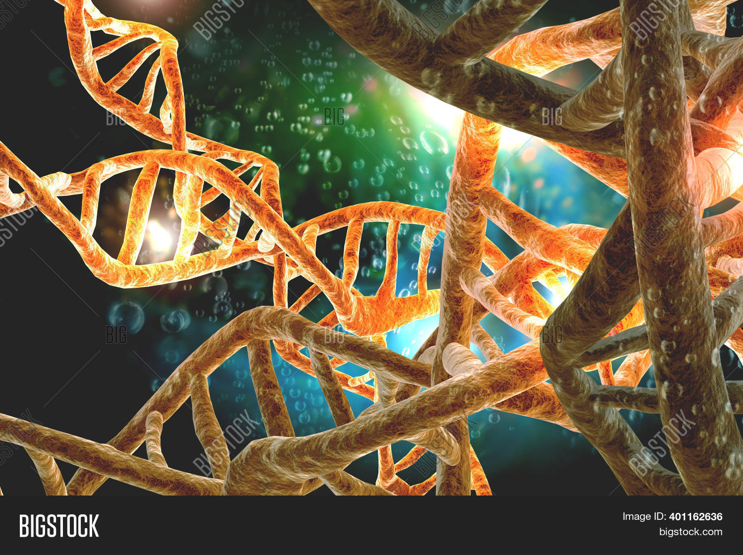 Abstract Dna Strand Image & Photo (Free Trial) | Bigstock