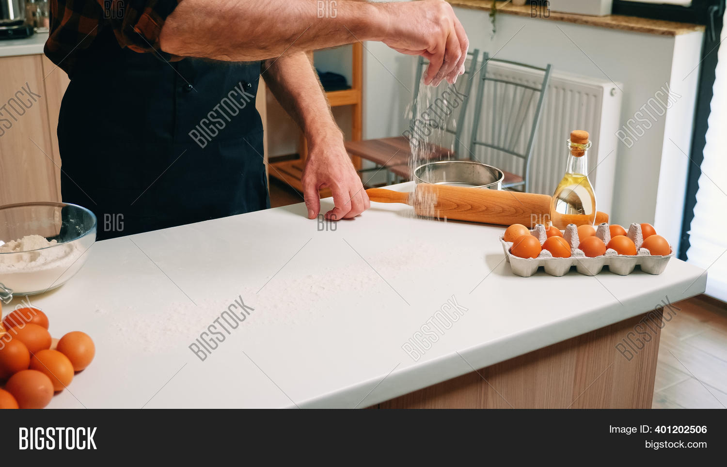 Making Dough By Man Image & Photo (Free Trial) | Bigstock