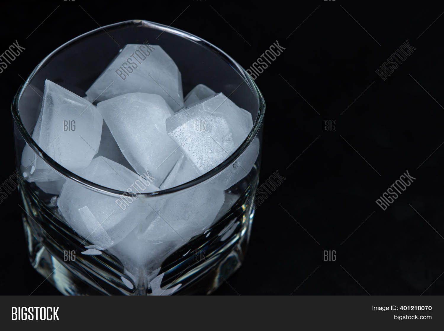 Ice Glass On Black Image & Photo (Free Trial) | Bigstock