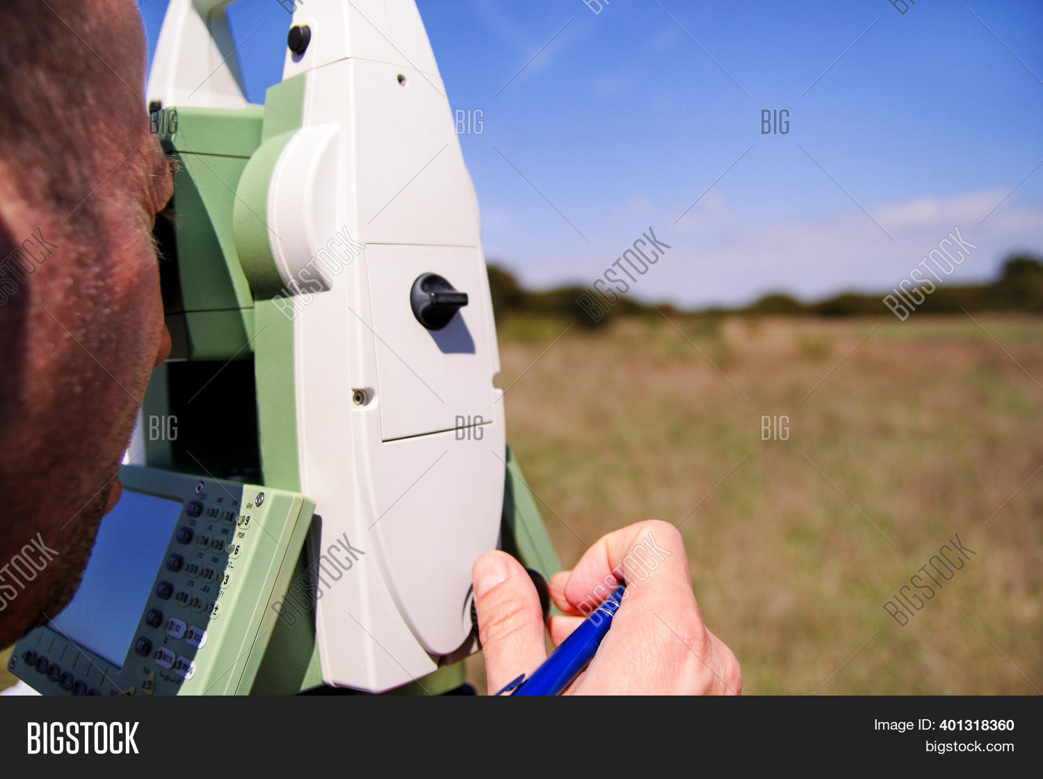 Man Surveyor Work Image & Photo (Free Trial) | Bigstock