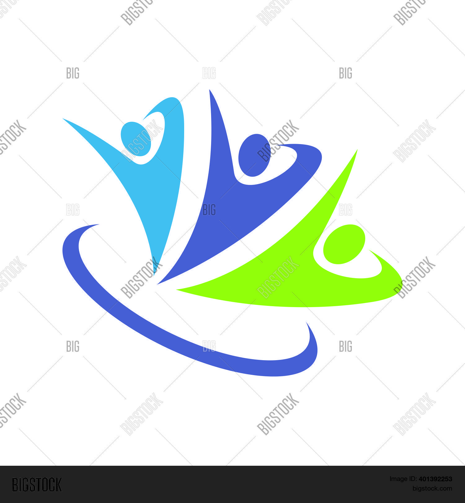 Colorful 3 Three Vector & Photo (Free Trial) | Bigstock