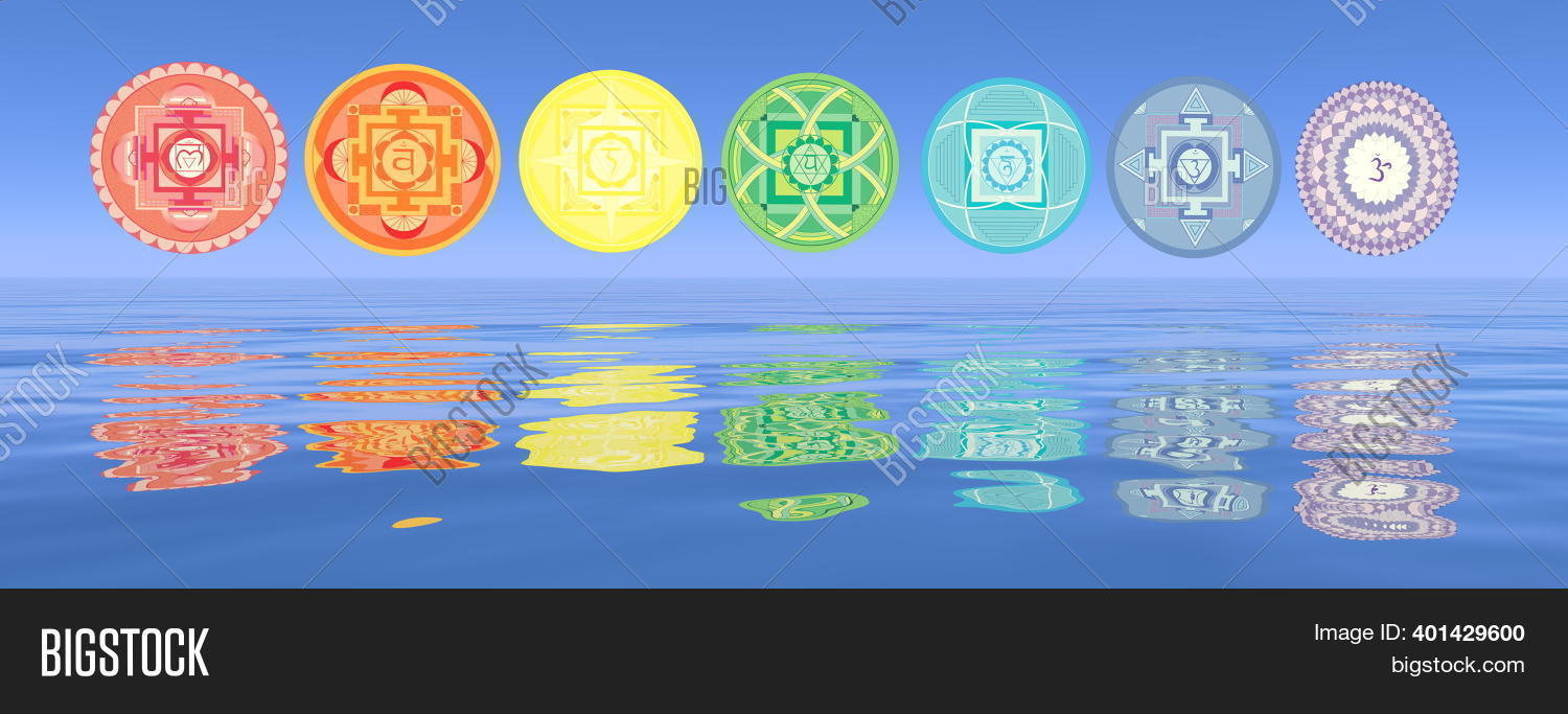Seven Chakra Symbols Image & Photo (Free Trial) | Bigstock