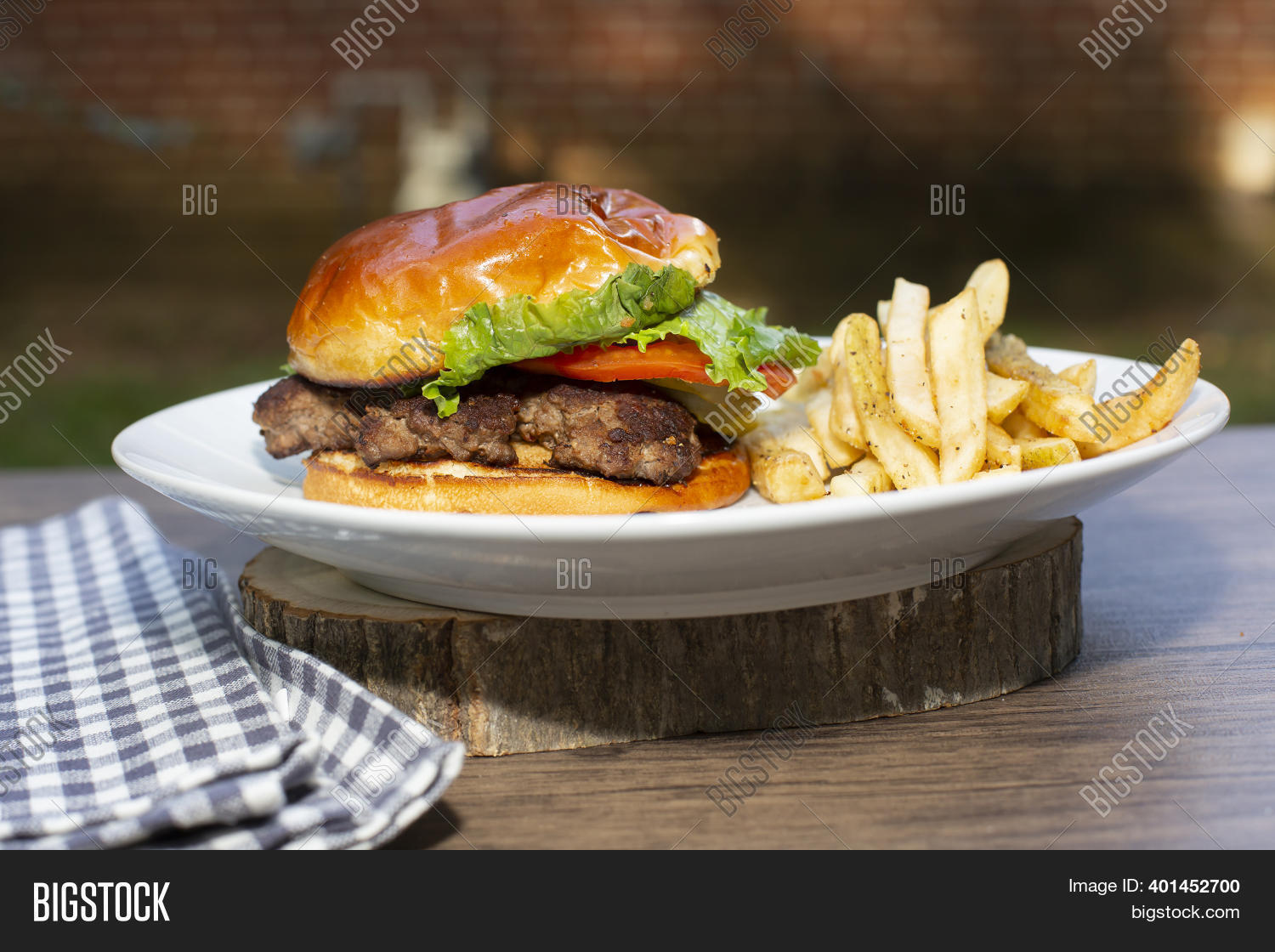 Well-done Hamburger On Image & Photo (Free Trial) | Bigstock