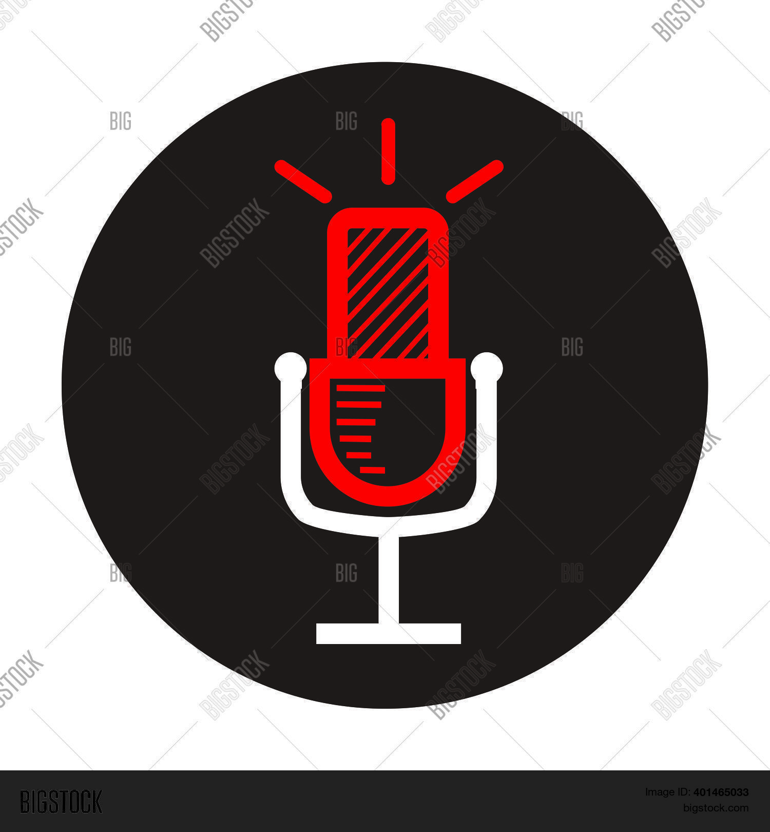 Red White Simple Line Vector & Photo (Free Trial) | Bigstock