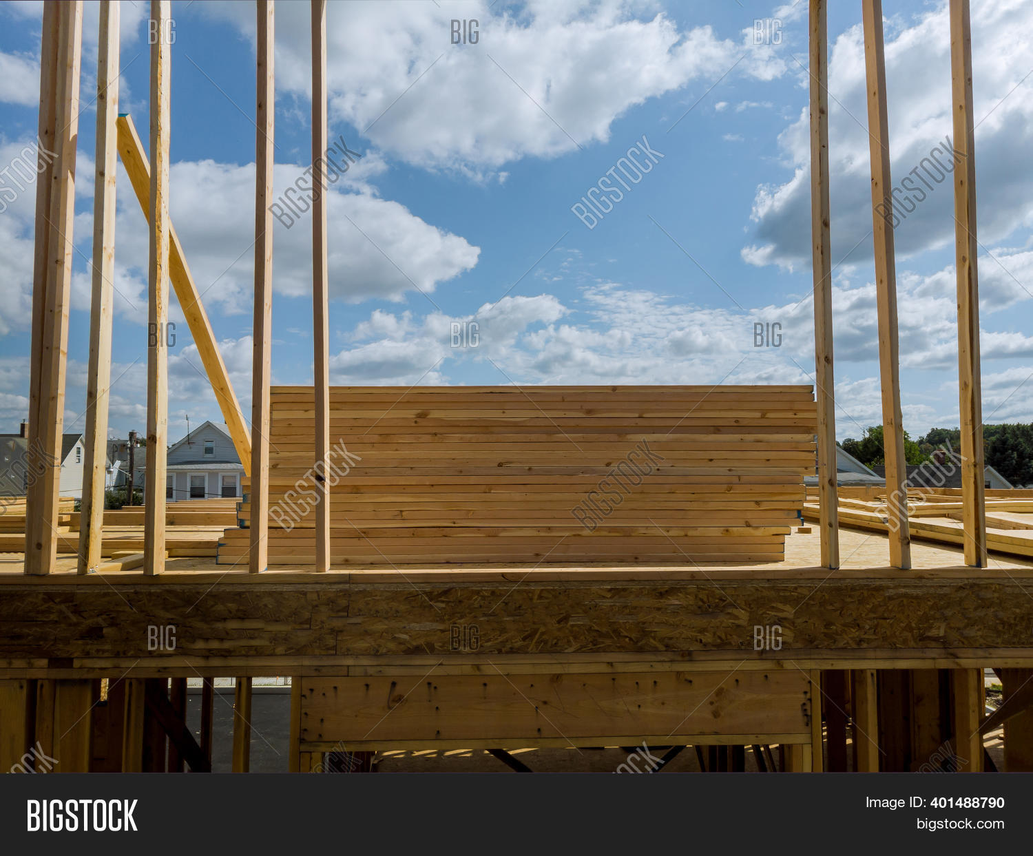 Wood Building Frame Image & Photo (Free Trial) | Bigstock