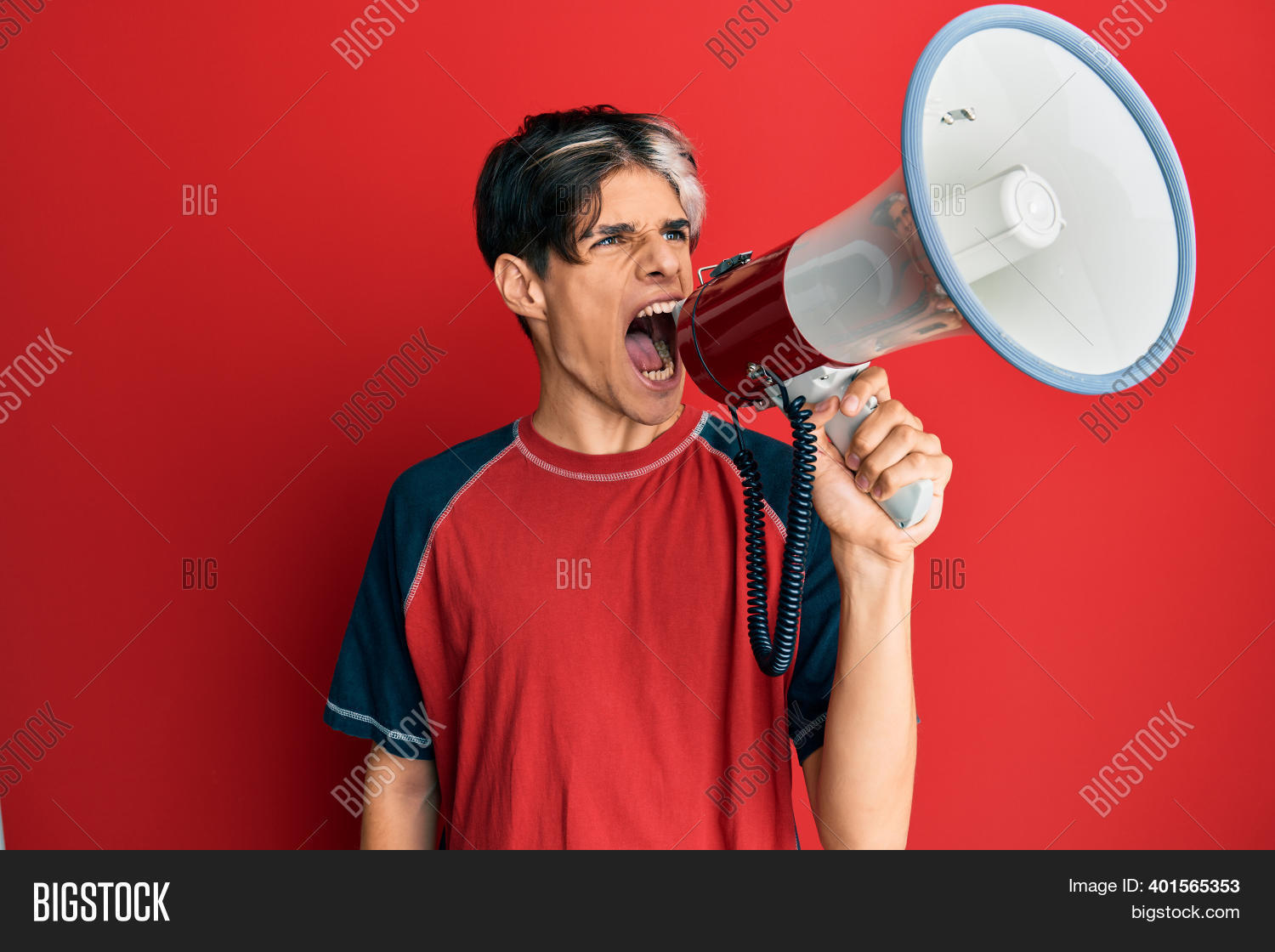 Young Man Shouting Image & Photo (Free Trial) | Bigstock