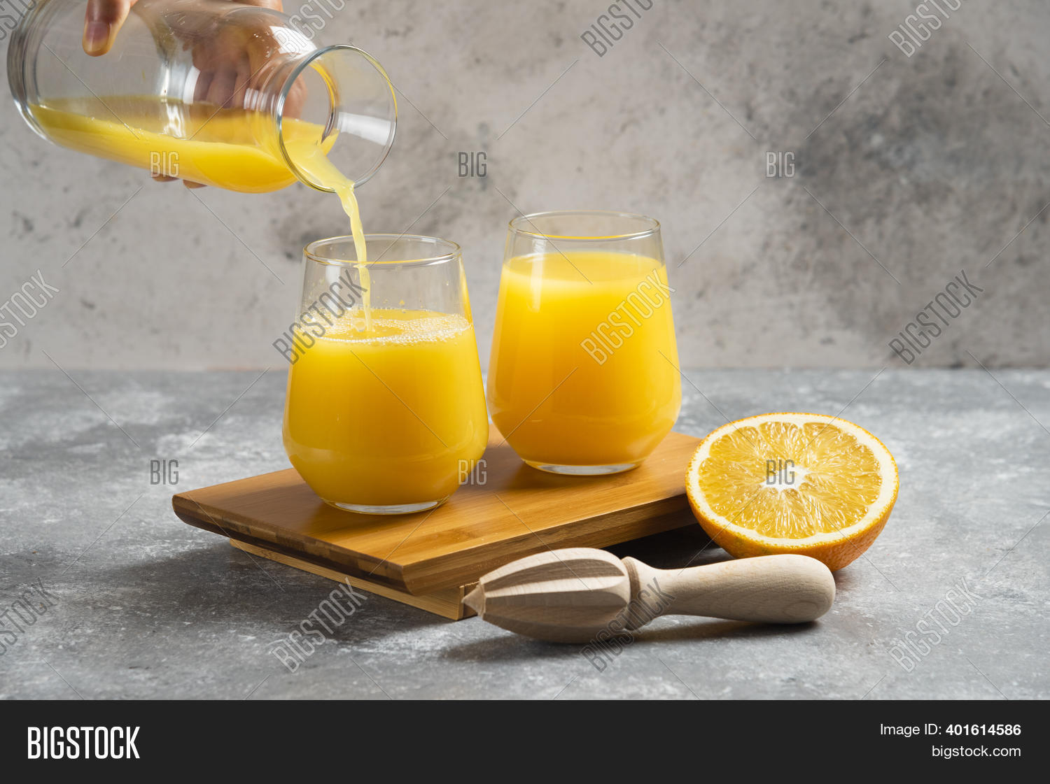 Glass Cups Orange Image & Photo (Free Trial) | Bigstock