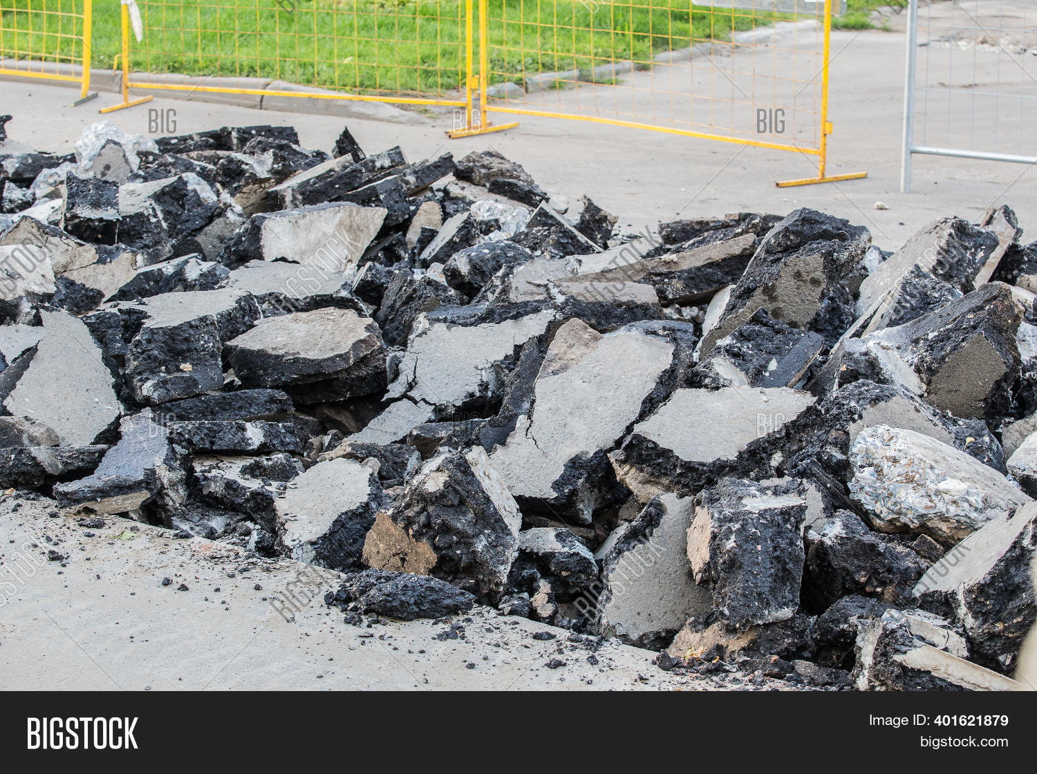 Broken Asphalt Image & Photo (Free Trial) | Bigstock