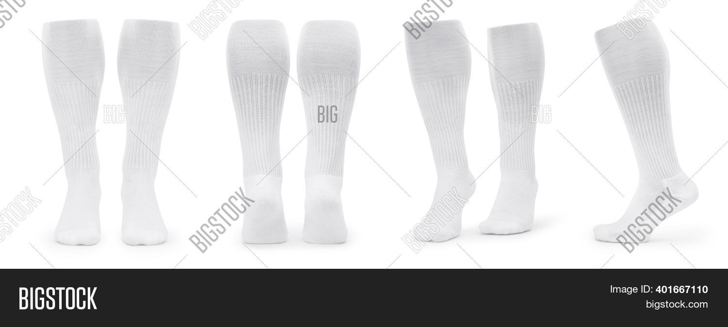 Set White Long Socks Image & Photo (Free Trial) | Bigstock