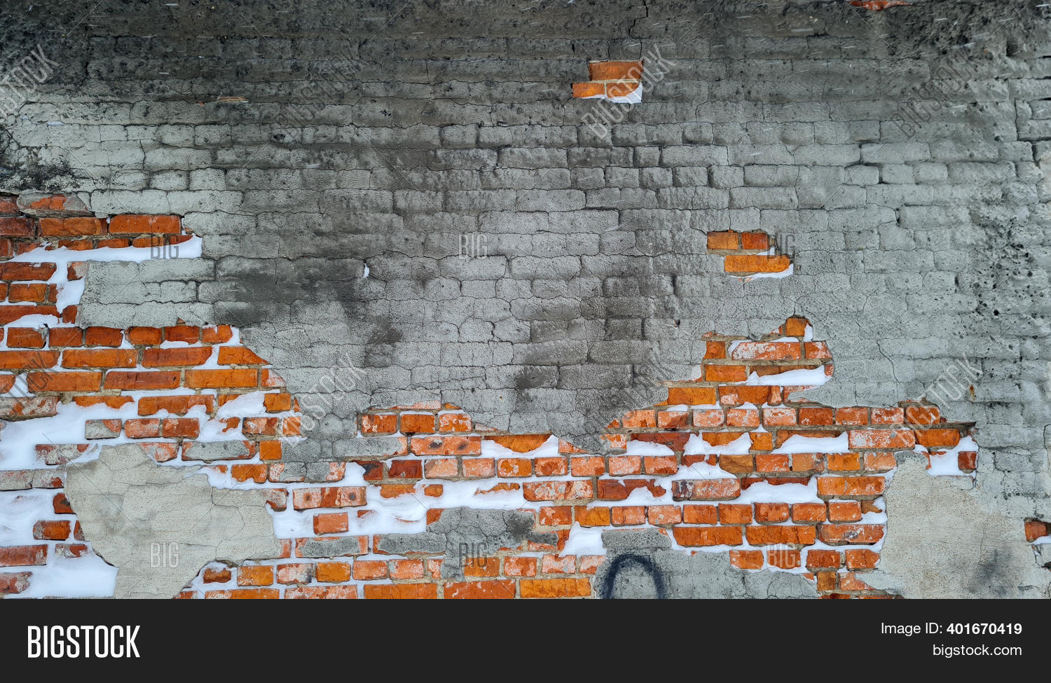 Empty Old Brick Wall Image & Photo (Free Trial) | Bigstock