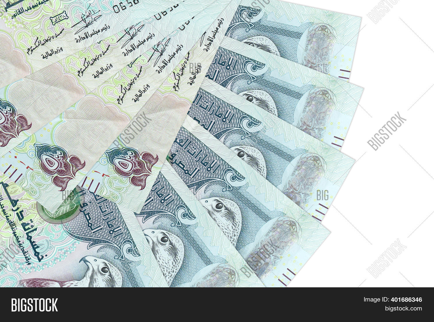 500 Uae Dirhams Bills Image & Photo (Free Trial) | Bigstock
