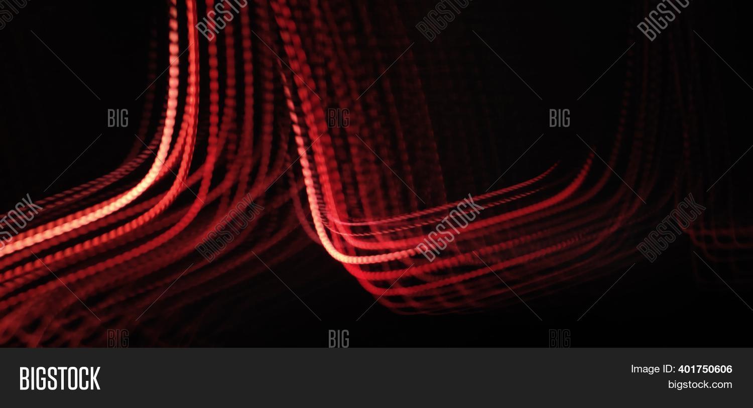 Neon Red Light Wave Image & Photo (Free Trial) | Bigstock