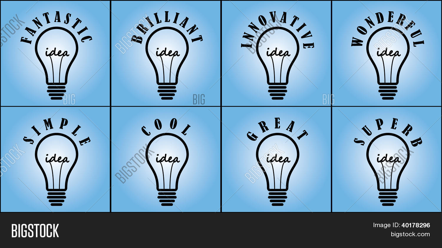 8 Different Ideas Vector & Photo (Free Trial) | Bigstock