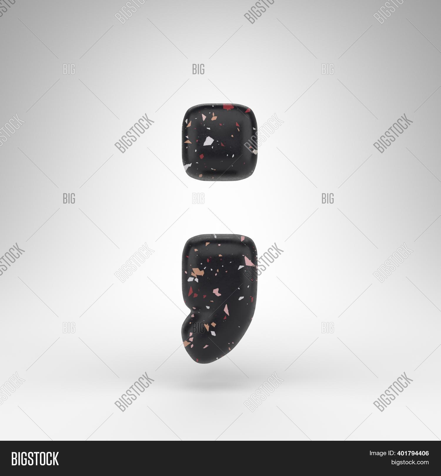 Semicolon Symbol On Image & Photo (Free Trial) | Bigstock
