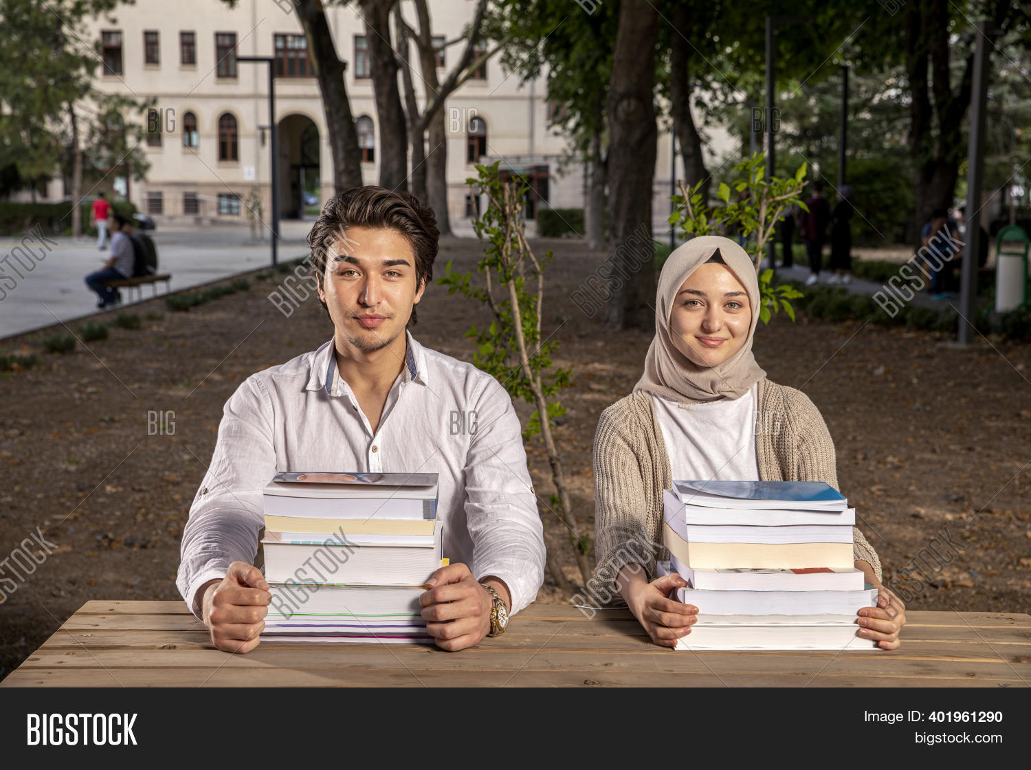 Girl Boy Two Students Image & Photo (Free Trial) | Bigstock