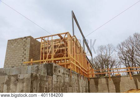 Wooden Frame Structure Image & Photo (Free Trial) | Bigstock