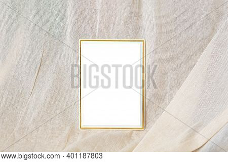 White Gold Empty Frame Image & Photo (Free Trial) | Bigstock