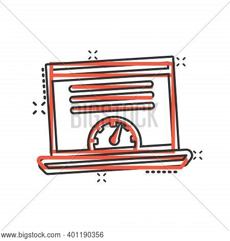 Dashboard Icon Comic Vector & Photo (Free Trial) | Bigstock