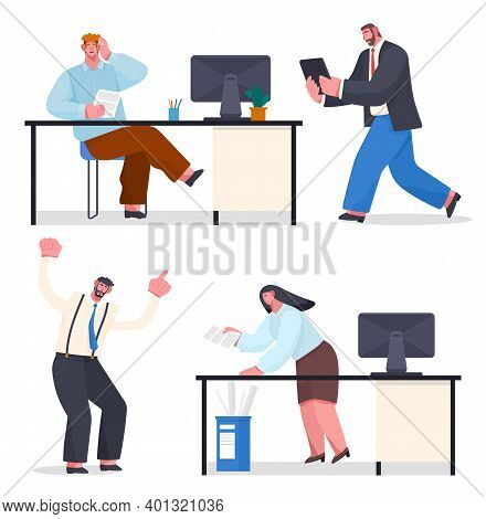 Confused Office Vector & Photo (Free Trial) | Bigstock