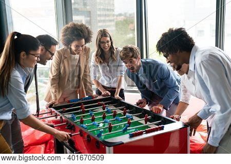 Employees Playing Image & Photo (Free Trial) | Bigstock