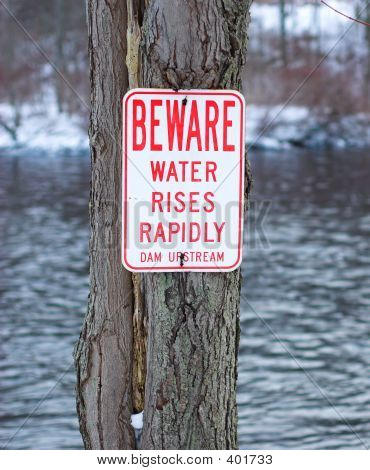 Dam Warning Sign Image & Photo (Free Trial) | Bigstock