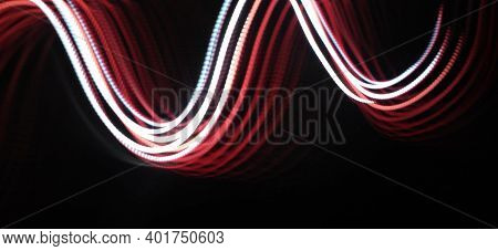 Neon Red Light Wave Image & Photo (Free Trial) | Bigstock