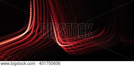Neon Red Light Wave Image & Photo (Free Trial) | Bigstock