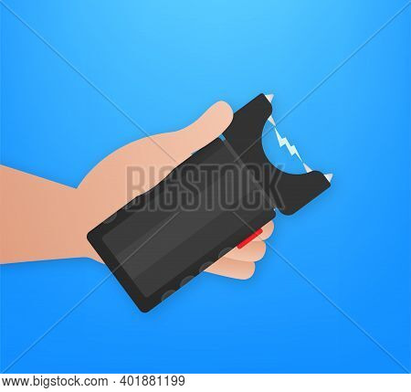 Cartoon Stun Gun. Vector & Photo (Free Trial) | Bigstock